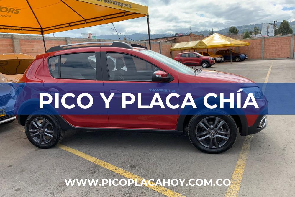 Pico y Placa Chía 《 ¡Actualizado 2026! 》 ️